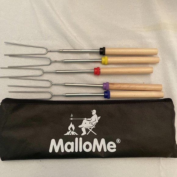 Other | Mallome Marshmallow Roasting Stick Set 32 Inch 5 Pack Smores ...